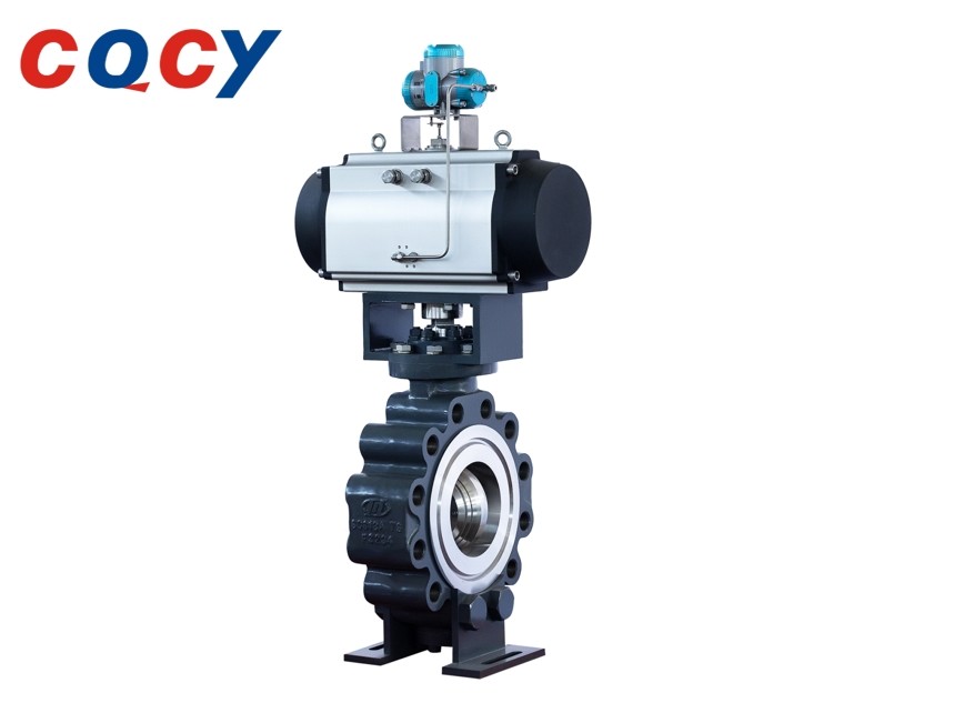 VBJG All Metal Hard Sealed Butterfly Valve -100℃~+550℃ Reliable Seal ...